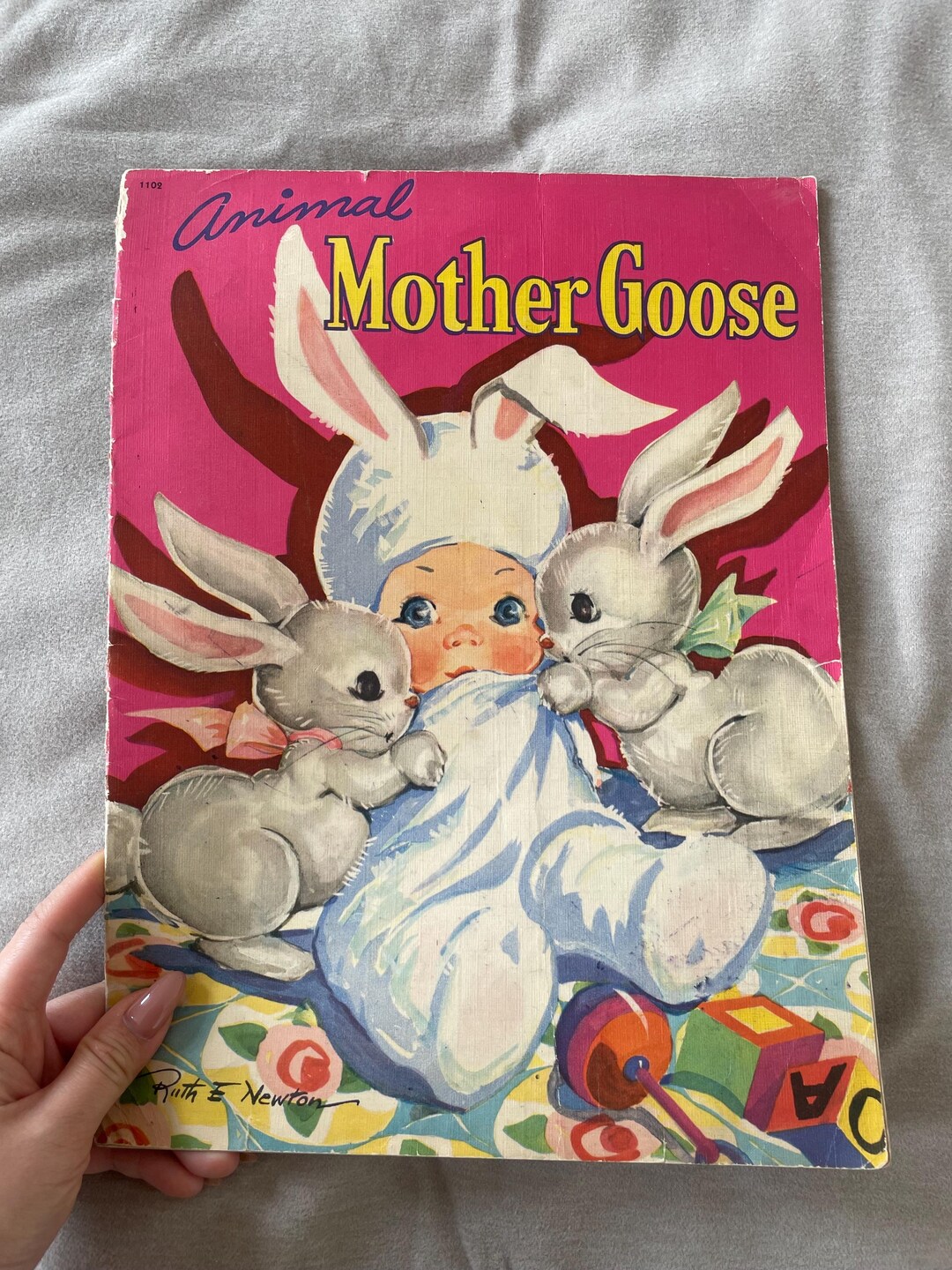 1940's Animal Mother Goose Child's Book - 1942 Ruth E. Newton Mother ...