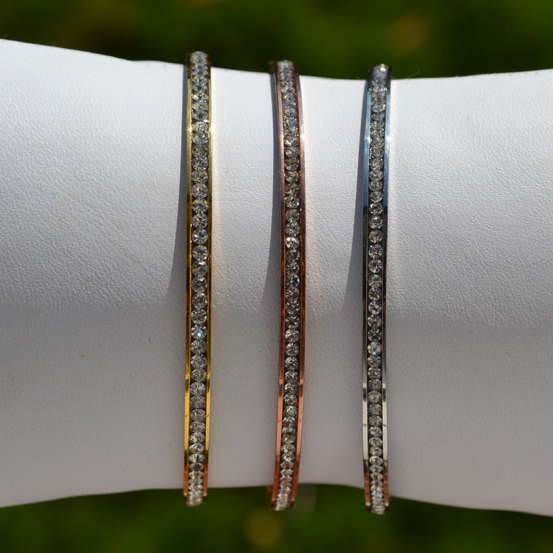 Stainless Steel Bangle - Etsy