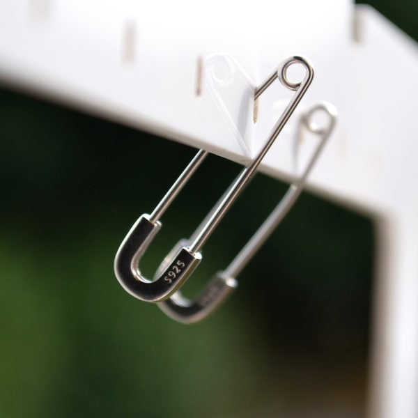 Safety Pin Earrings - Etsy