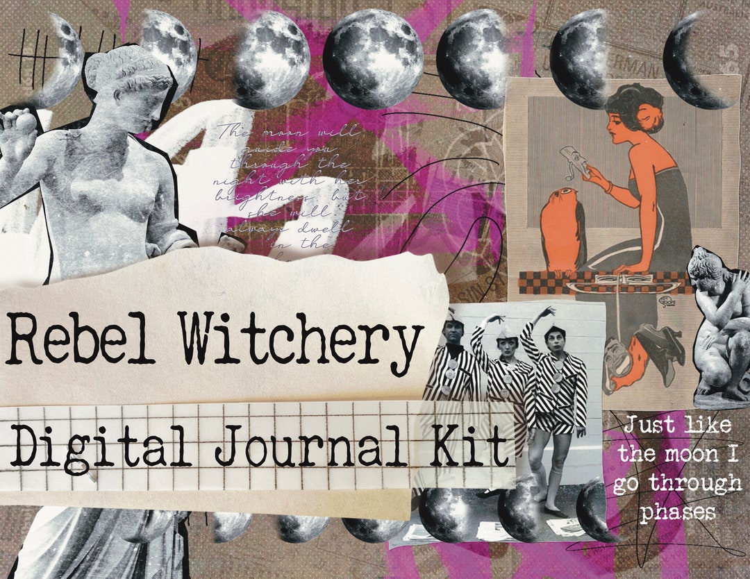 Rebel Witchery Journal Kit – Printable Book of Shadows (digital ...