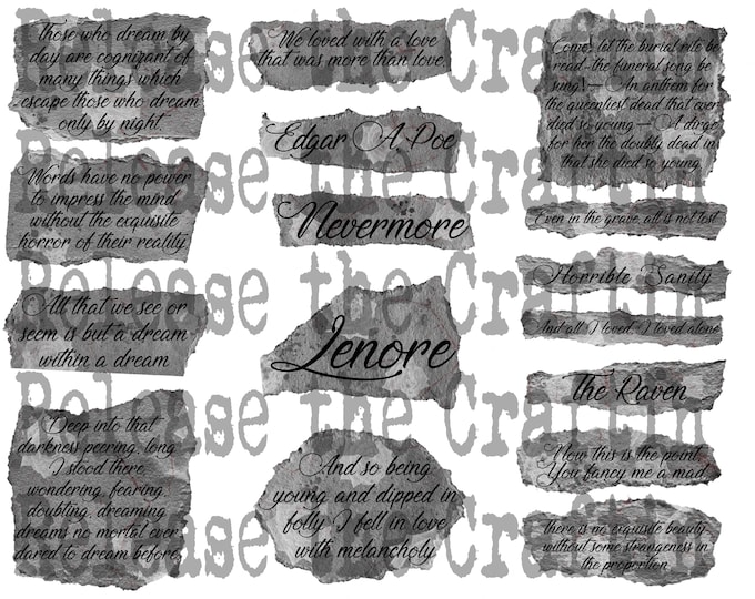 Edgar Allan Poe Quote Dictionary Page Art Print, Insanity Quote, Poe ...