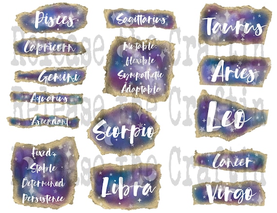 Space Words 3 Astrology Words Printable Journal | Etsy