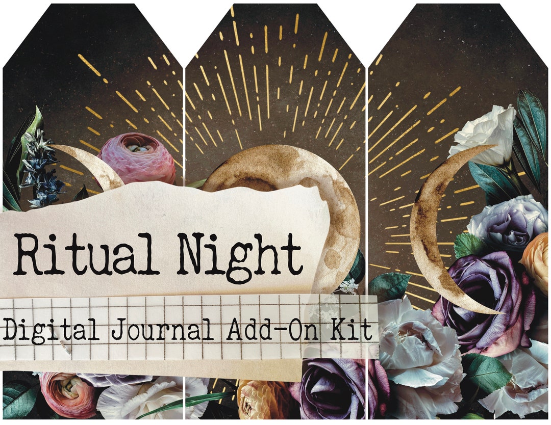 Ritual Night 2 - Printable Journal Kit - Instant Download - Journal ...
