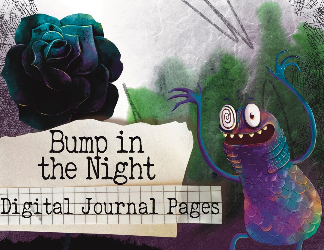 Bump in the Night 1 - Halloween - Printable Journal Kit - Instant ...