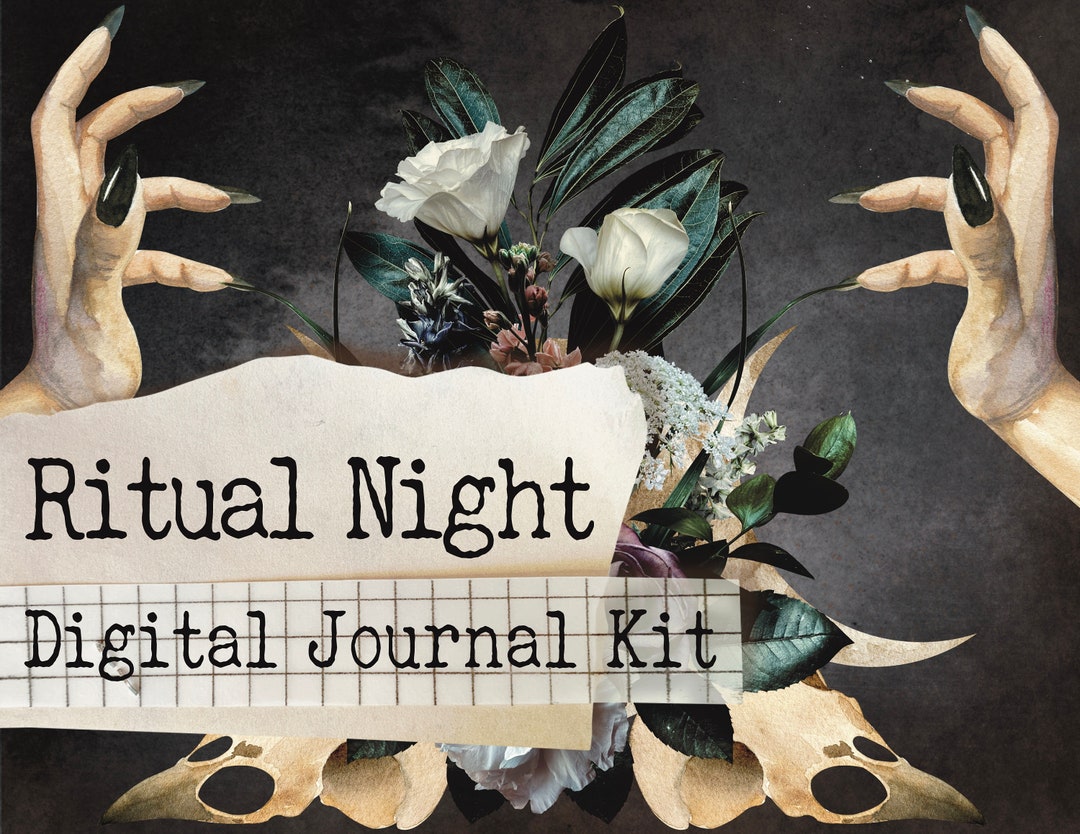 Ritual Night Printable Journal Kit – Book of Shadows, Witchcraft ...