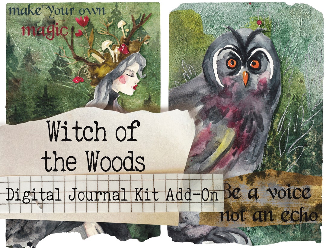 Witch of the Woods 2 - Printable Journal Kit - Instant Download ...