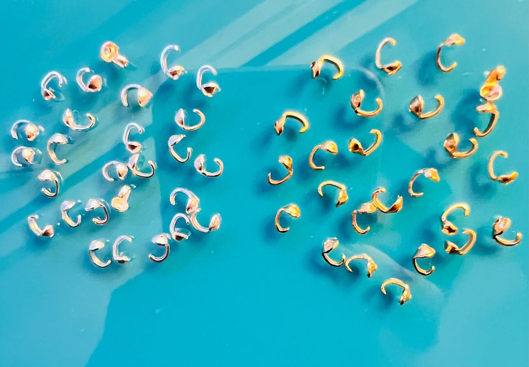 Vintage 14K Gold Plated End Bead Caps: Jewelry Supply (100 Pcs) - Etsy