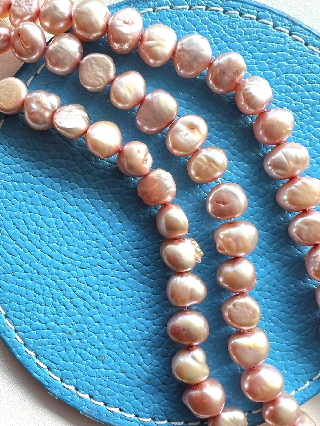 Vintage A++++ Rare Beautiful Natural Rosewater Pink Lustrous Potato ...