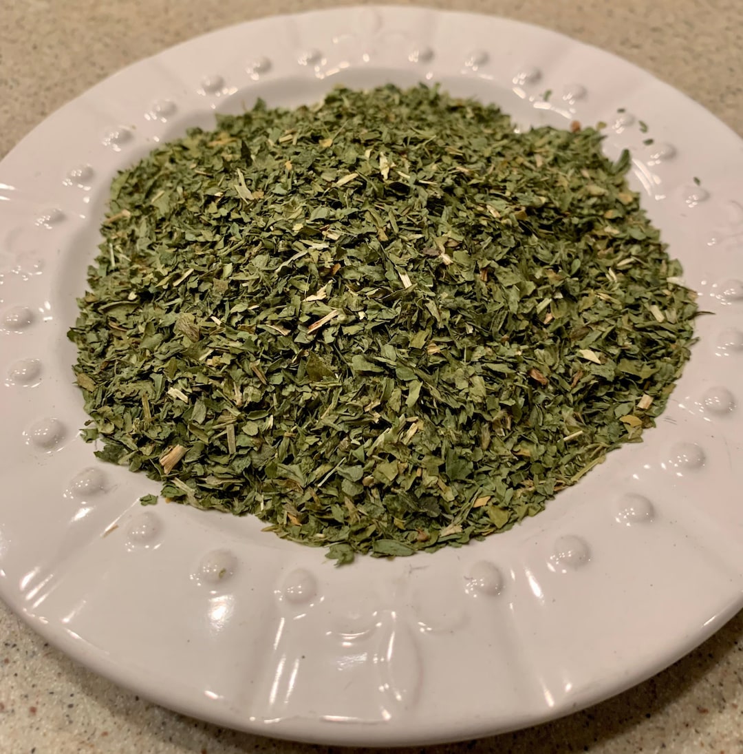 Dried Chopped Fenugreek Leaves Trigonella Foenum-graecum Picked Fresh ...
