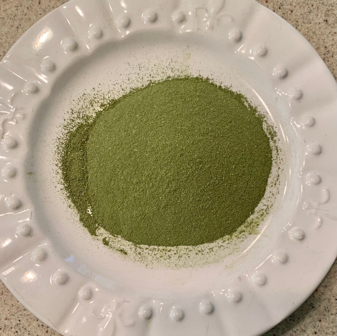 Fenugreek Powder Leaves Trigonella Foenum-graecum Picked Fresh Dried ...