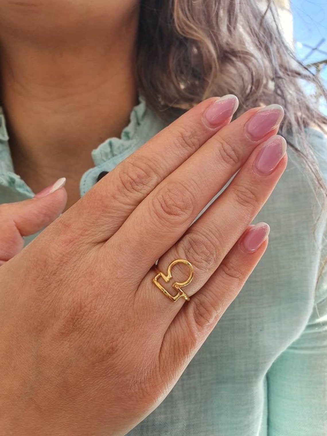 Libra Zodiac Sign Rings Libra Sign Horoscope Gold RINGS - Etsy