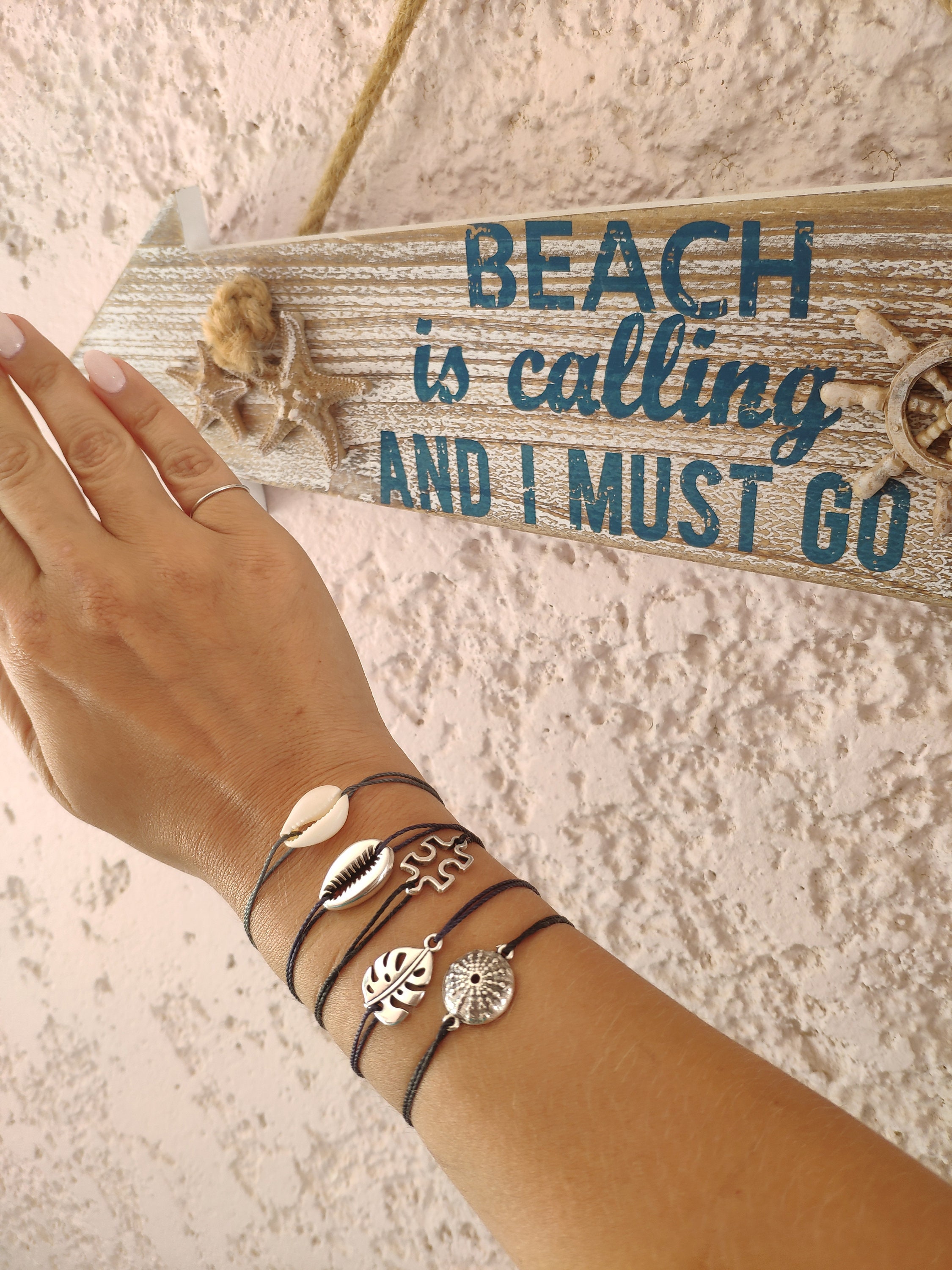 Surfer Bracelet Surfer Jewelry Sea Urchin Bracelet | Etsy