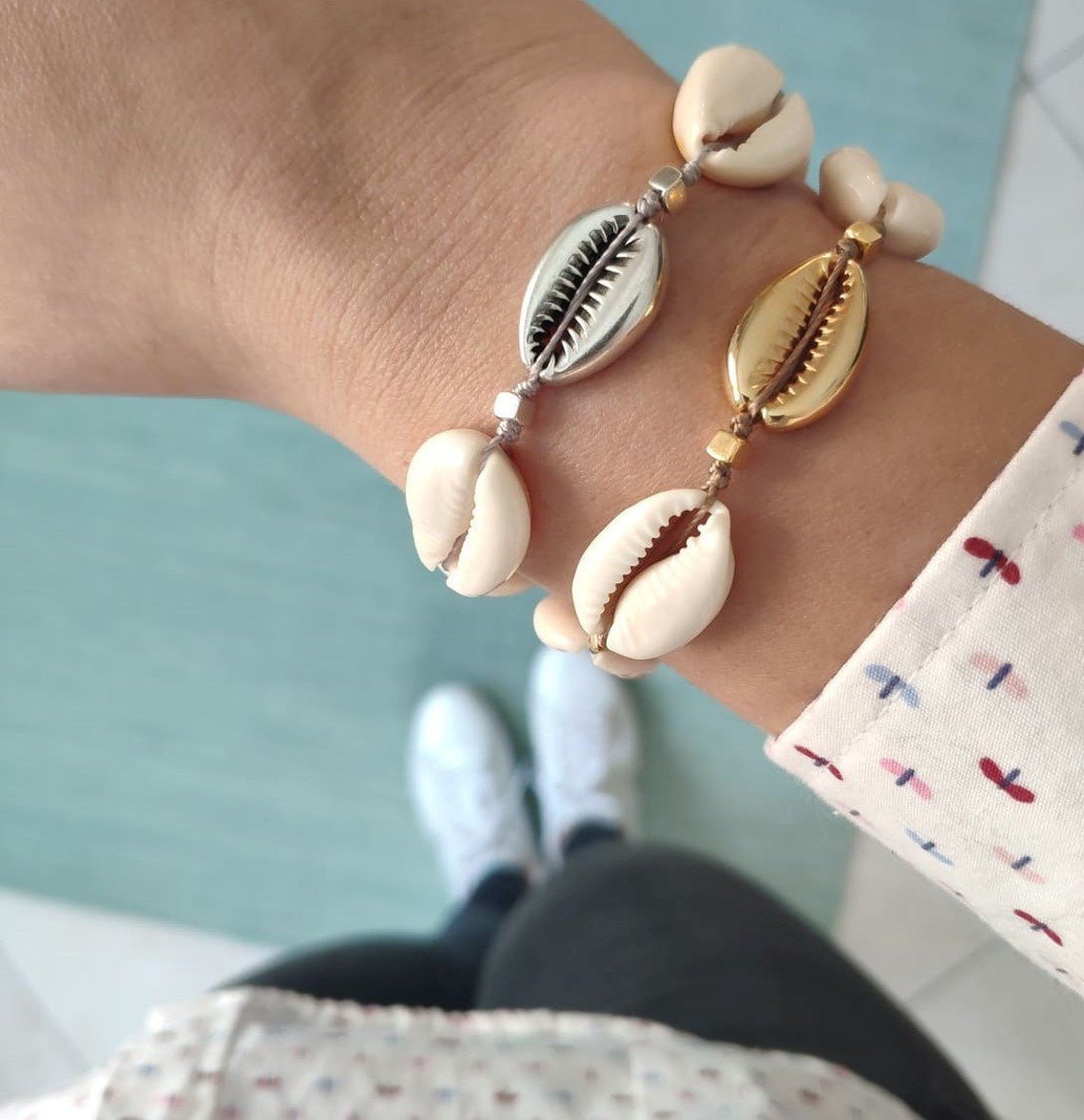 Cowrie Shell Bracelets Cowrie Shell Jewelry Summer Jewelry | Etsy