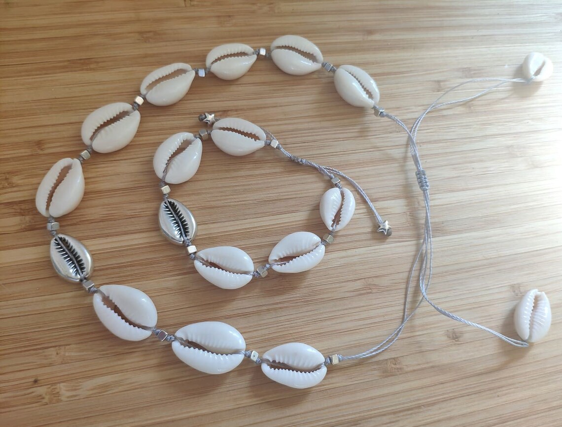 Cowrie Shell Bracelets Cowrie Shell Jewelry Summer Jewelry | Etsy