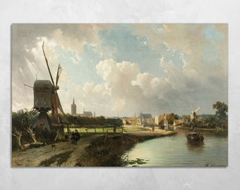 View of Delft Poster - Etsy