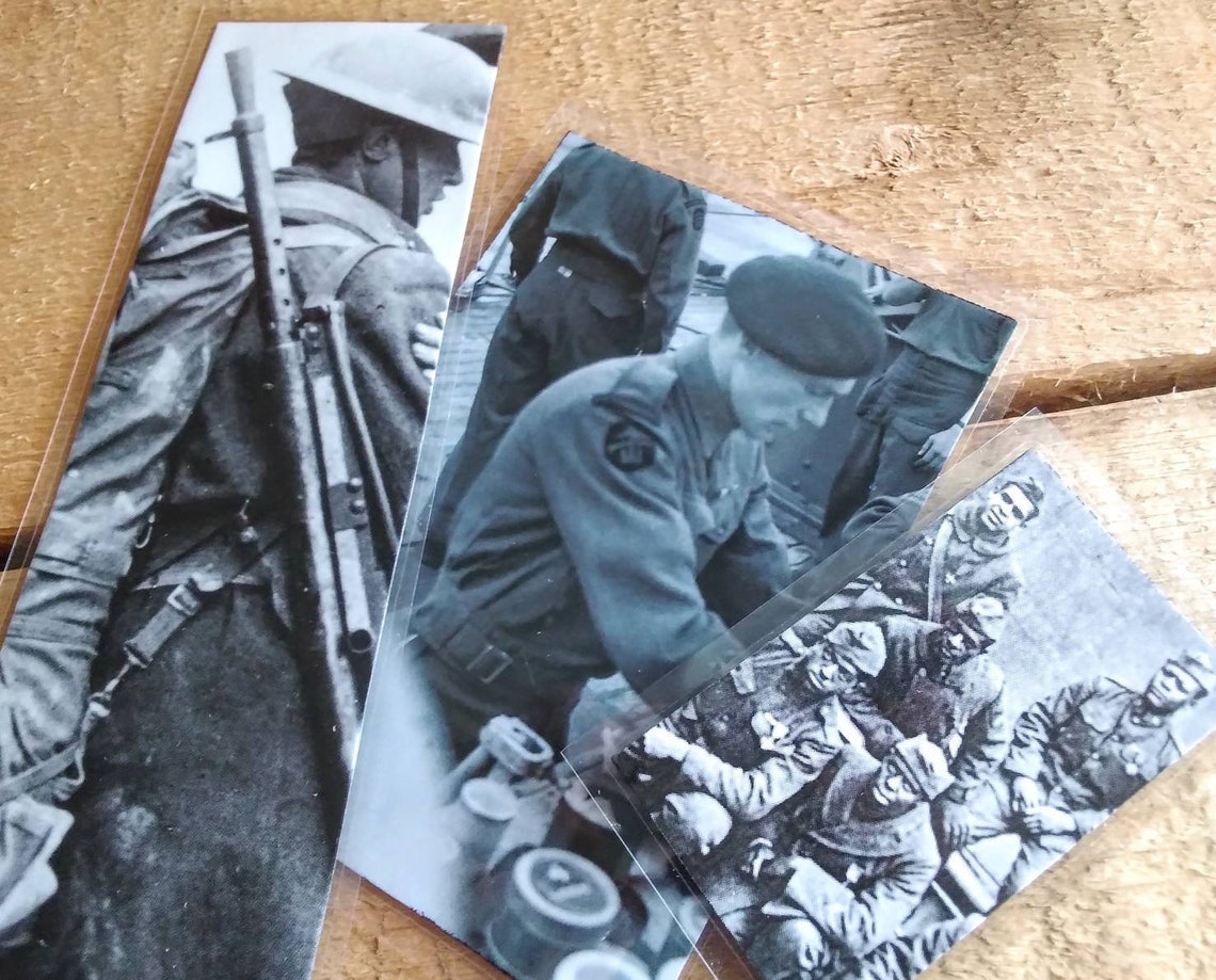 World War I & II Bookmark Set Of 3 | Etsy