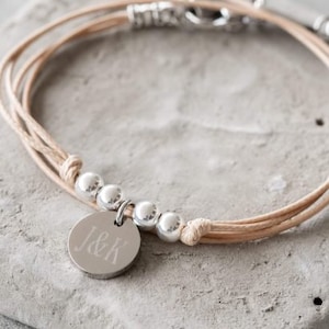 Personalized Coin Bracelet Custom Circle Bracelet for Women - Etsy