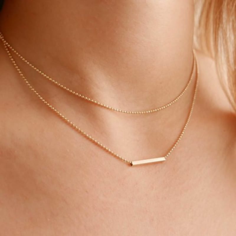 Layered Necklace - Etsy