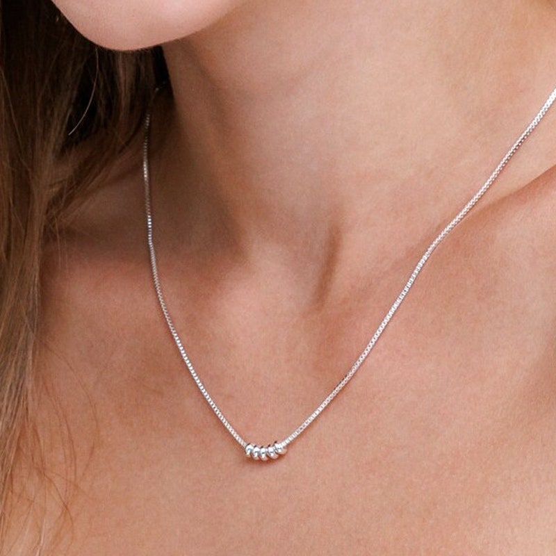 Silver Necklace - Etsy