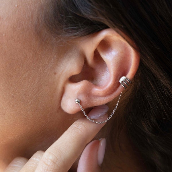 Ear Cuff Chain - Etsy