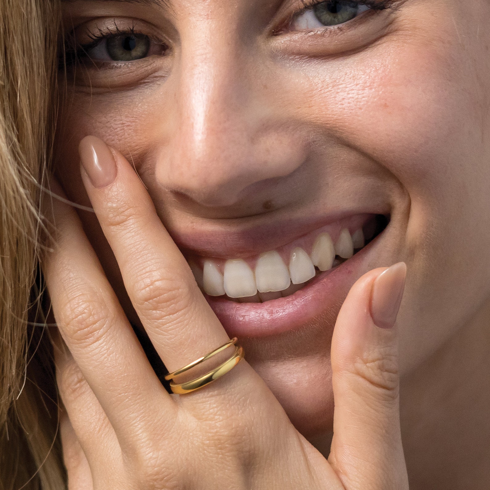 Gold Ring Geometric Ring Open Ring Dainty Ring Gold Filled - Etsy