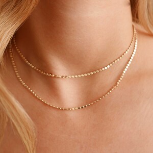 Gold Layering Necklace Set, Gold Modern Necklace, Minimal Gold Necklace ...