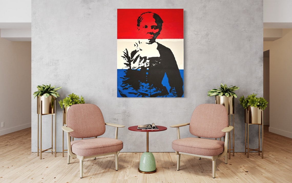 Black Art, Harriet Tubman Black History Print, Activist, Slavery Print ...