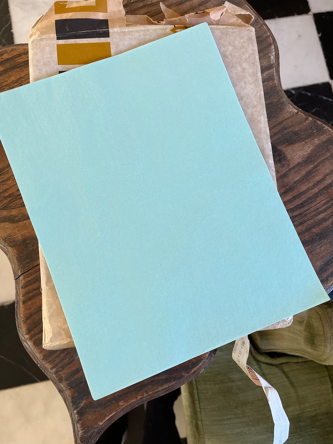 Vintage Onion Skin Paper Fox River Green - Etsy