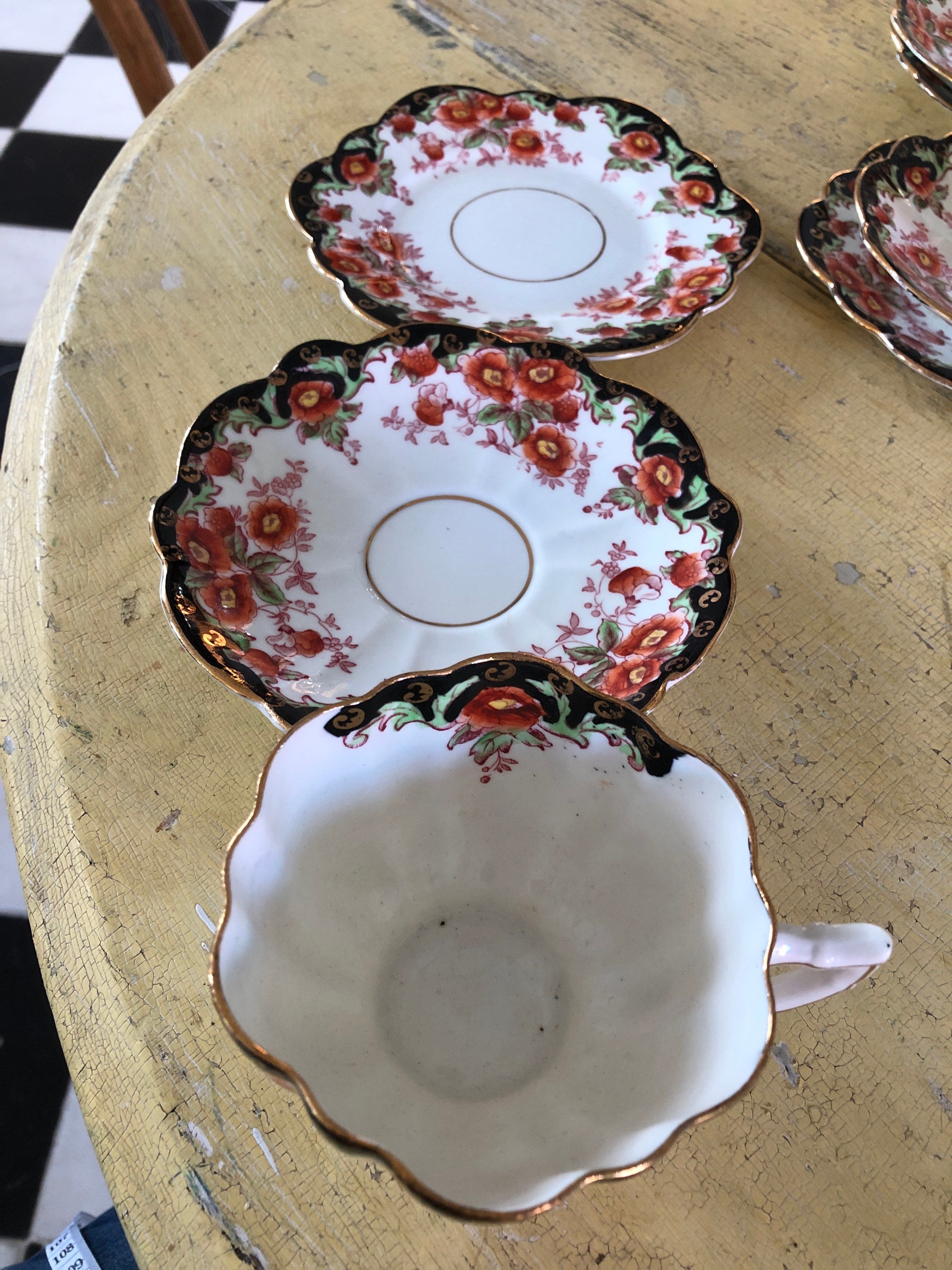 Leon by Samuel radford 1880s China teacup saucer dessert - Etsy 日本