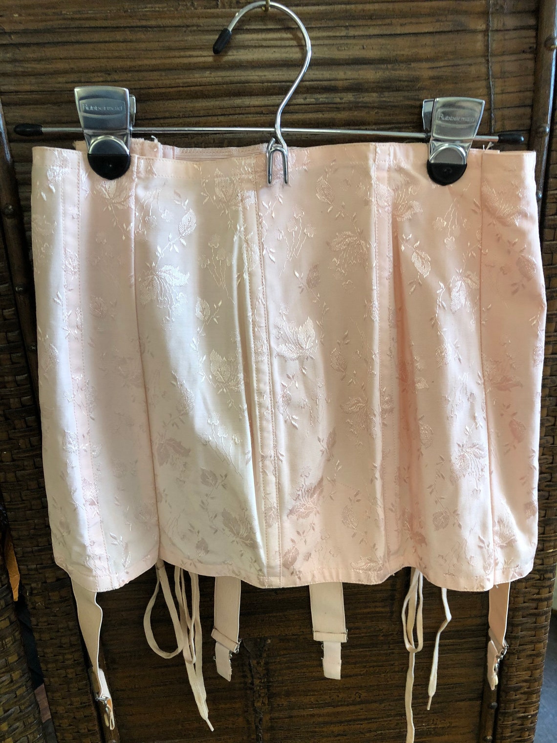 Vintage 1950s Gossard Maternity Girdle Corset Girlie Pink Lace up Sides ...