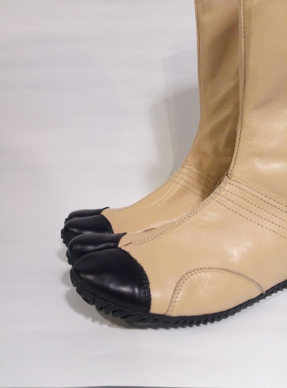 Luxury Leather Women's Men's Tabi Wedding Tabi Shoes - Etsy UK