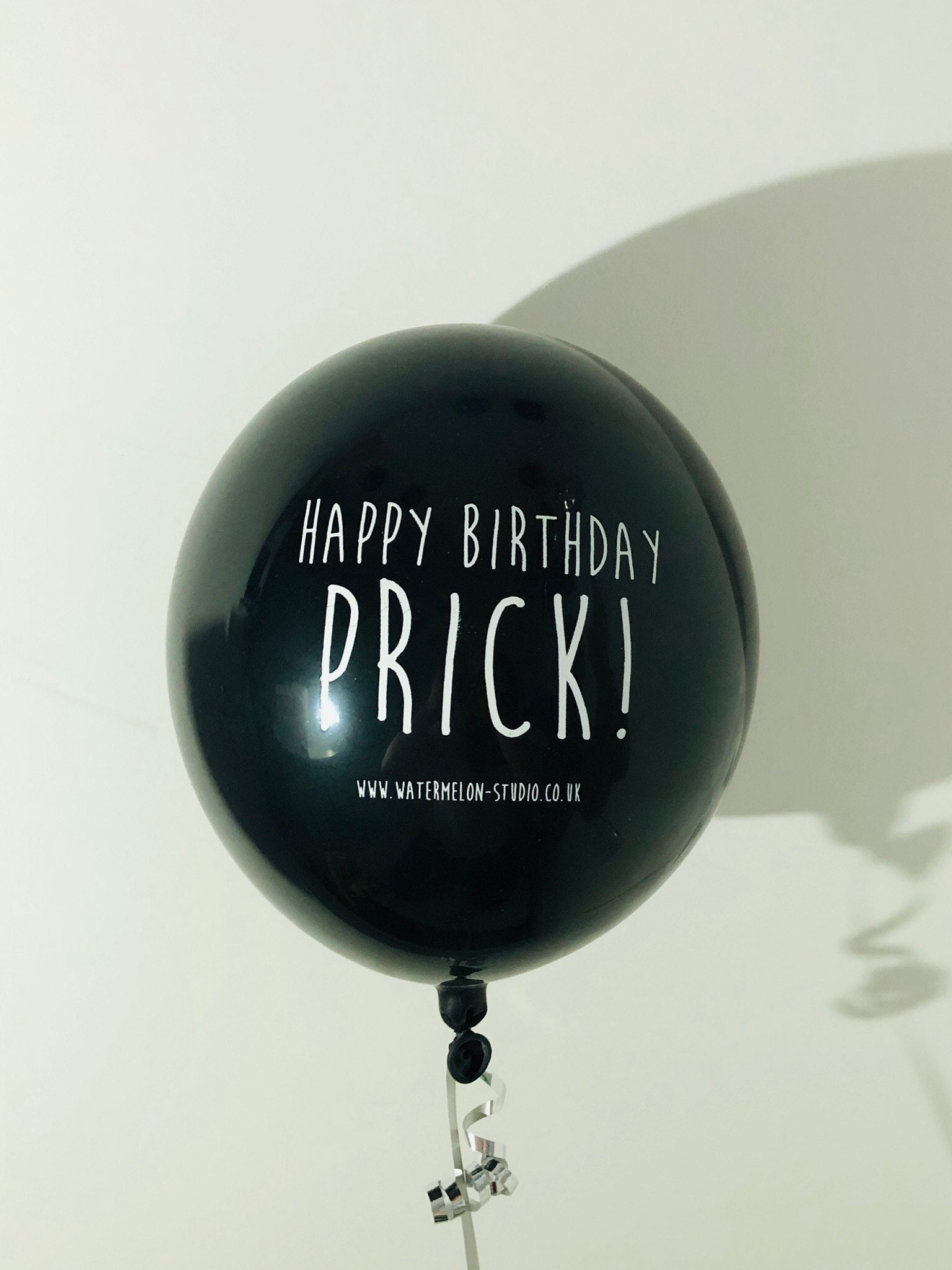 Birthday Balloons Happy Birthday Prick Rude Balloons Swearing Balloons ...