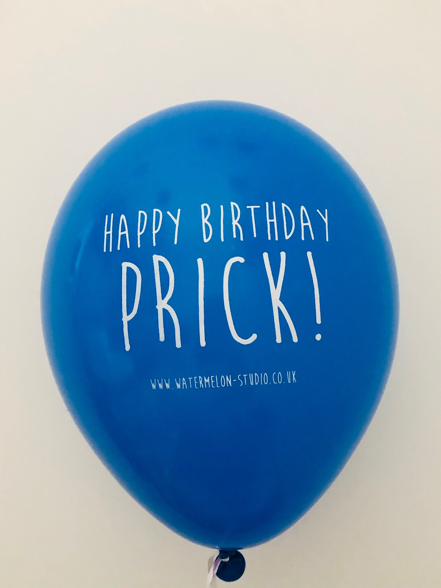 Birthday Balloons Happy Birthday Prick Rude Balloons Swearing Balloons ...
