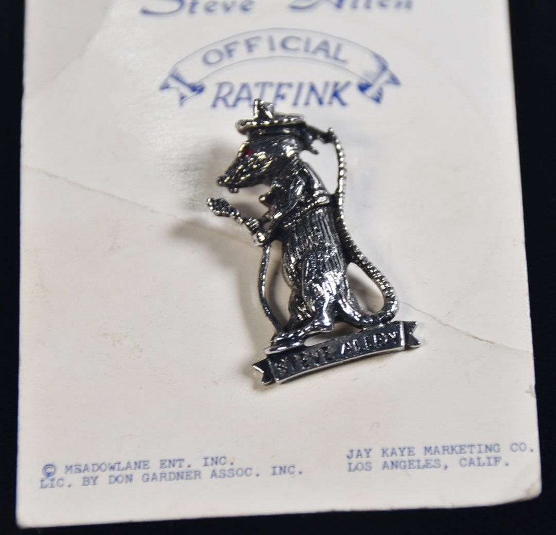 Vintage Mid-century Rat Fink Pinback Tie Tac From the 1960s and Iconic ...