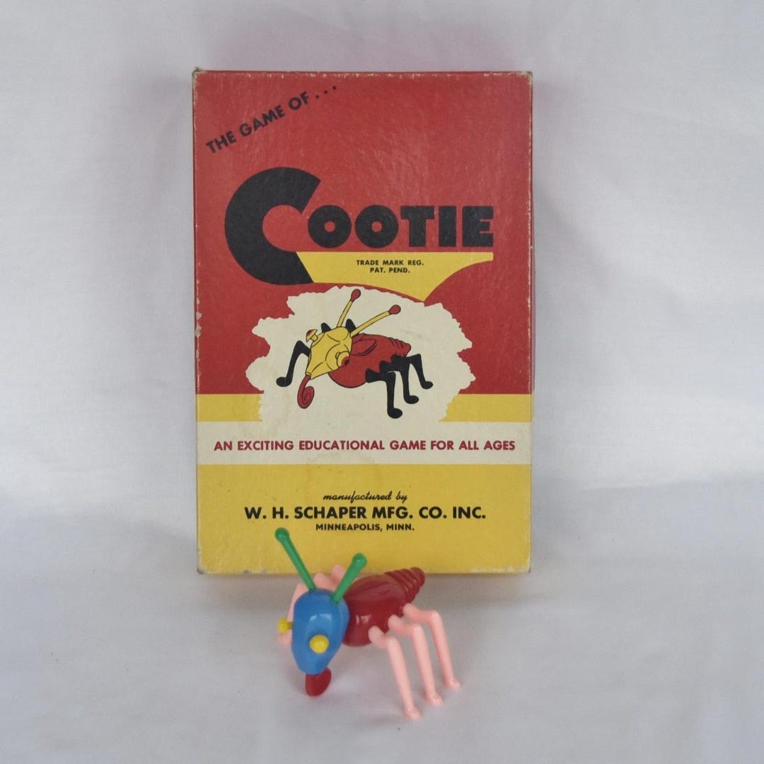 COOTIE Game Mid-century Vintage in Original Box Eb4834 - Etsy