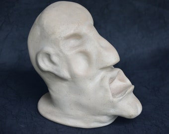 Clay Face Sculpture - Etsy