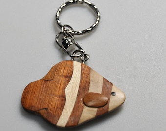 Wooden Fish Key Ring - Etsy