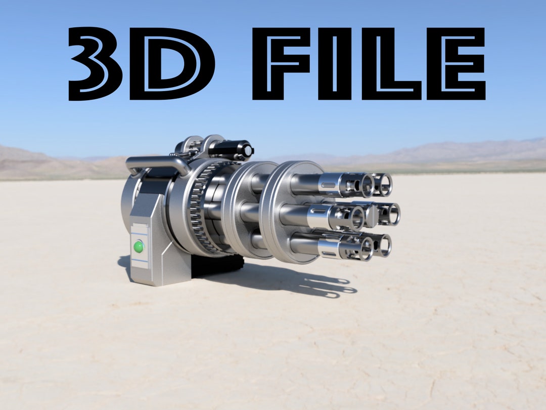 Final Fantasy Barret Arm Cannon 3D File - Etsy