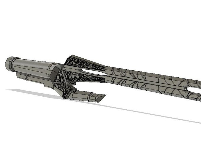 3D Printed Gamora Sword Kit - Etsy