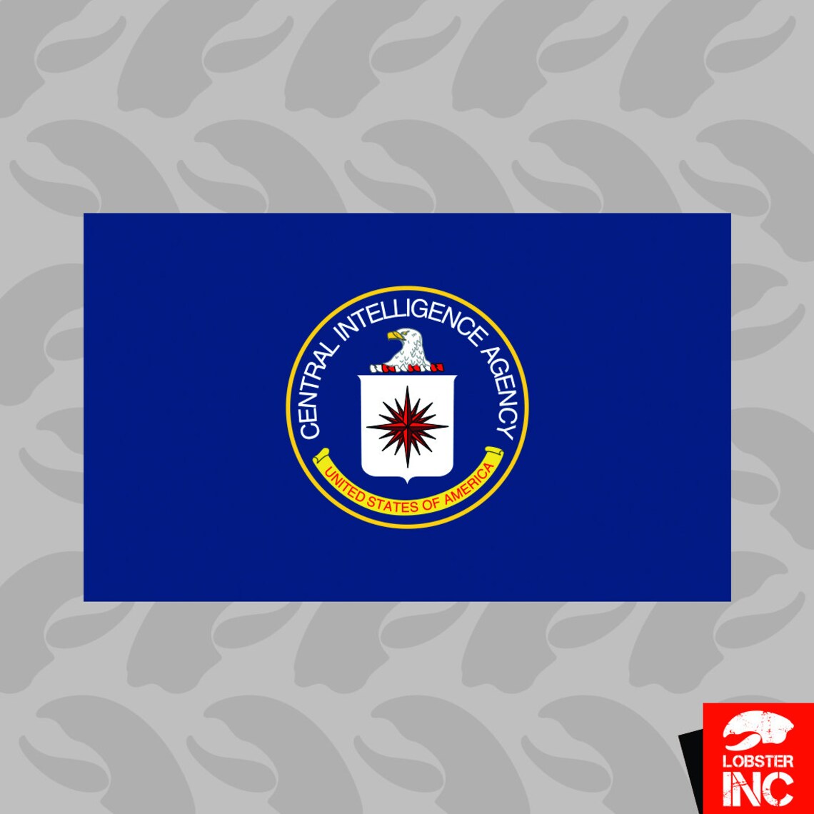 Central Intelligence Agency CIA Flag Sticker Self Adhesive | Etsy