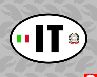 Oval Country Sticker - Etsy