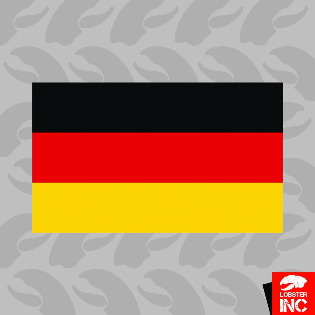 German Flag Sticker Self Adhesive Vinyl Germany C515 - Etsy