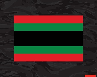 Pan African Flag Decal - Etsy