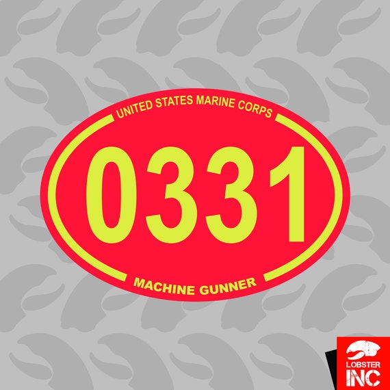 United States Marine Corps MOS 0331 Infantry Machine Gunner | Etsy