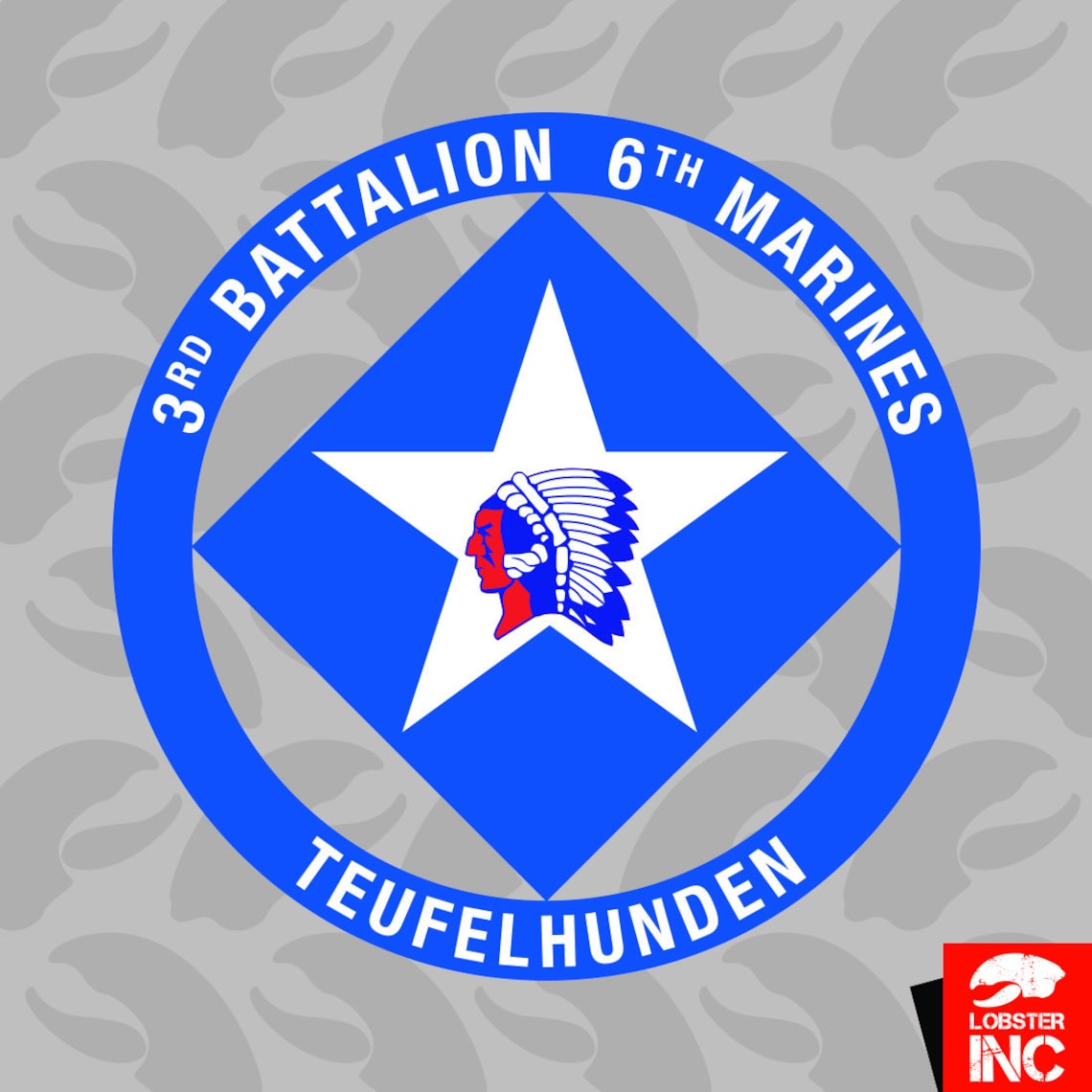 3rd Battalion 6th Marine Regiment Sticker Self Adhesive Vinyl | Etsy