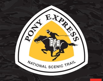 Pony Express Decal - Etsy