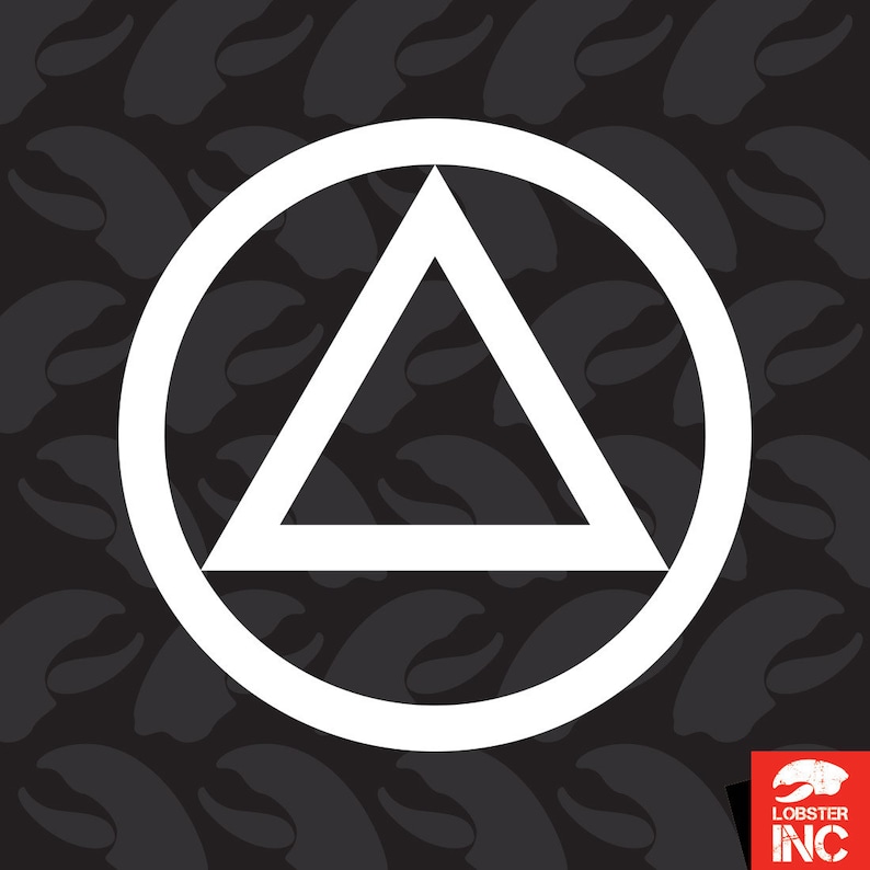 AA Alcoholics Anonymous Symbol Sticker Self Adhesive Vinyl | Etsy