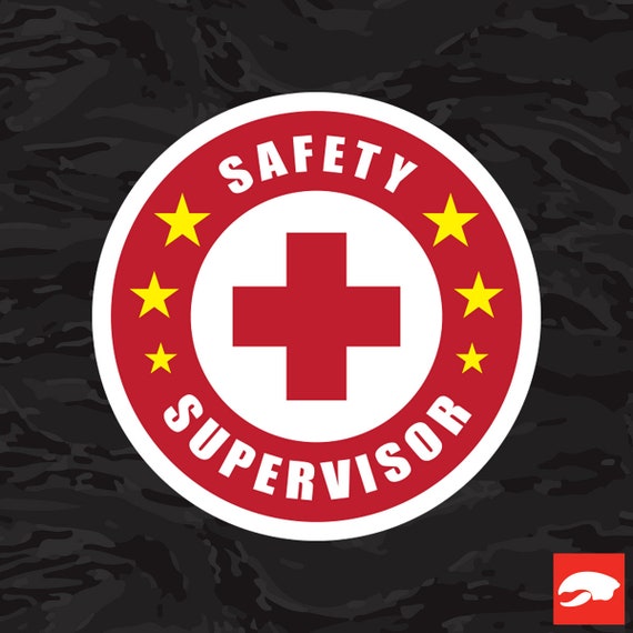 Safety Supervisor Sticker Decal Self Adhesive Vinyl High - Etsy