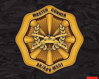 Master Gunner Decal - Etsy