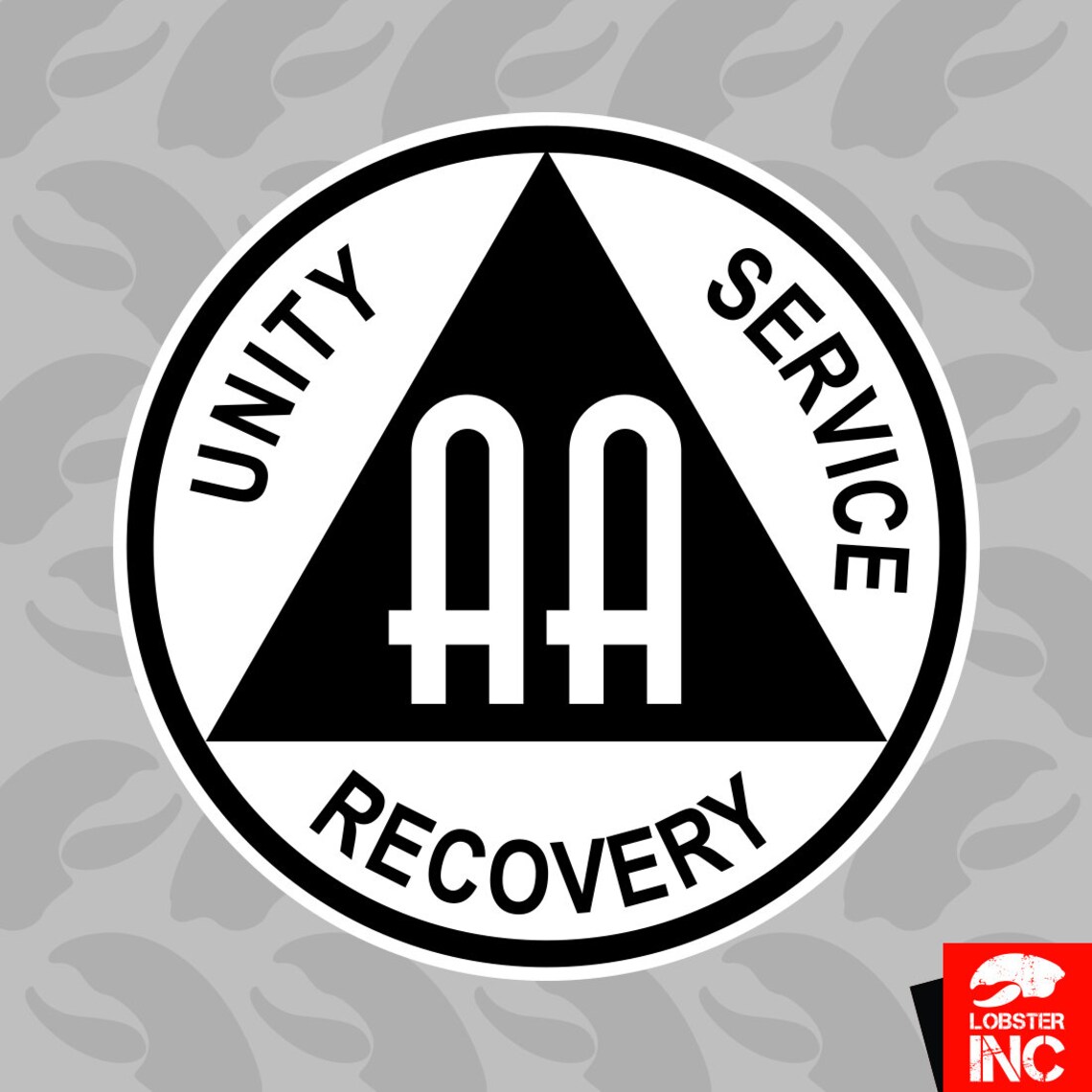 AA Alcoholics Anonymous Symbol Sticker Self Adhesive Vinyl | Etsy